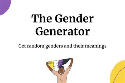 The Official Gender Generator Find A Random Gender Now