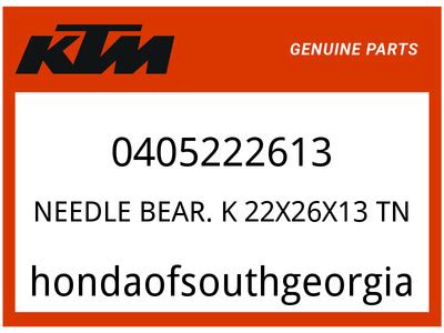 Ktm Oem Part 0405222613 Needle Bear K 22x26x13 Tn Ebay