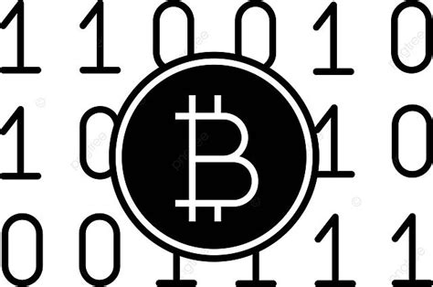 Binary Code Glyph Icon Binary Web Matrix Vector Binary Web Matrix