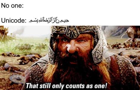 validating unicode be like r programmerhumor