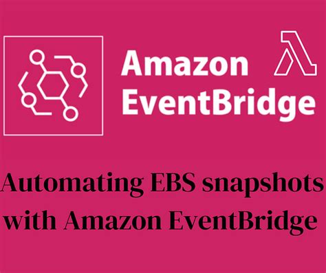 Samuel Colon On Linkedin Aws Devops Pro Lab 5 Automating Ebs Snapshots With Amazon Eventbridge