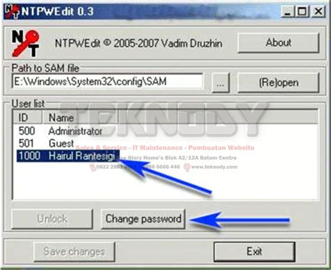 Reset Password Windows Menggunakan Hiren S Bootcd Teknody