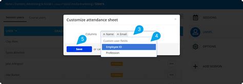 how to print an attendance sheet for ilt sessions in the legacy interface talentlms support