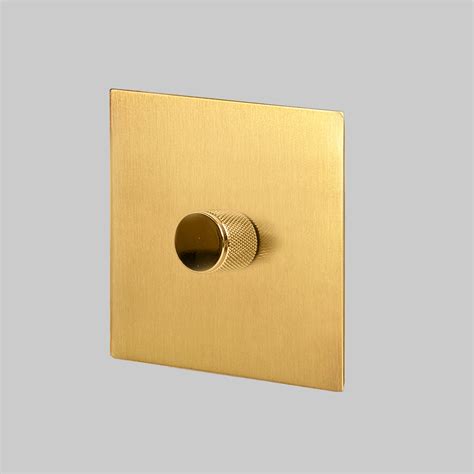1 Gang Chrome Grey Dimmer Switch — Screwless