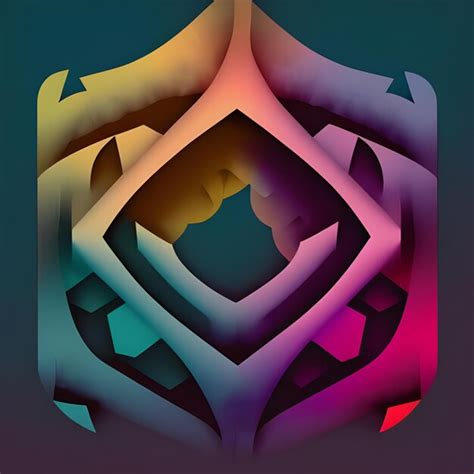 Premium Photo A Distinctive Background With Overlapping Overlapping Colors That Have A