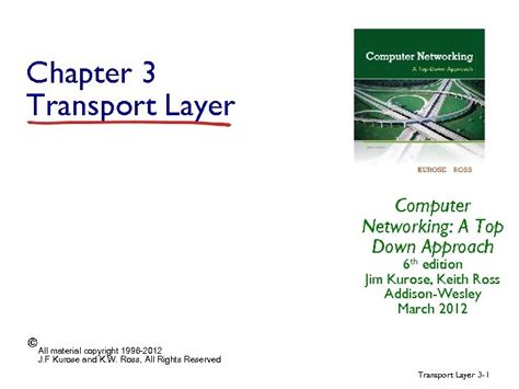 chapter 3 transport layer computer networking a top