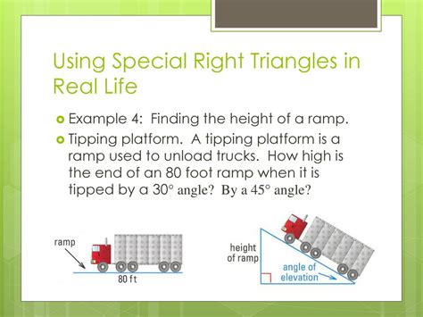 Right Triangle Real Life Examples