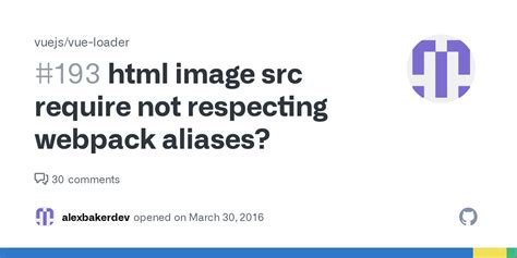 Html Image Src Require Not Respecting Webpack Aliases · Issue 193