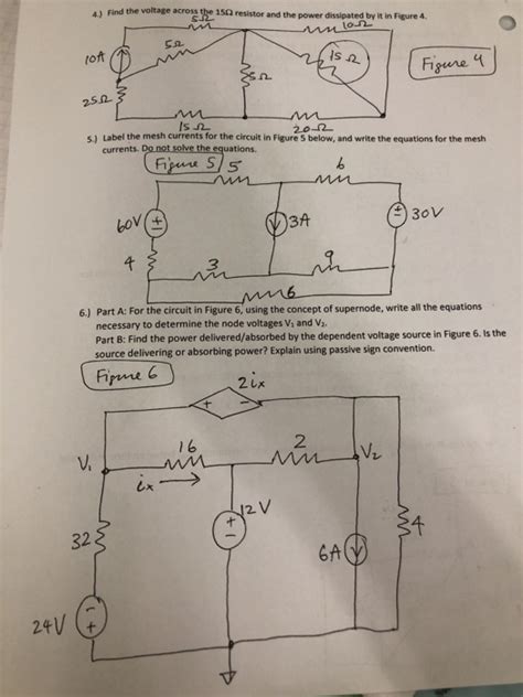 Solved 1 The Voltage And Current At The Terminals Shown In Chegg Com