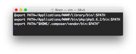 Installing Drush On MAMP Bram Van Den Bulcke