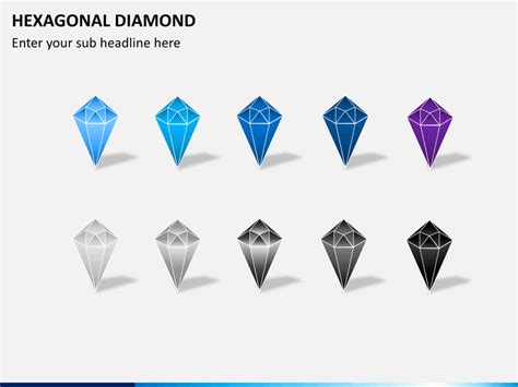 Hexagonal Diamond PowerPoint and Google Slides Template - PPT Slides