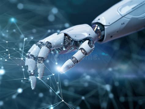 3d Rendering Artificial Intelligence Ai Research Of Robot And Cyborg Development For Future Of