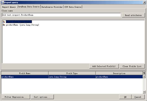 ireport 笔记 三 使用javabean集合作为数据源 ireprot 引用 javabean class csdn博客