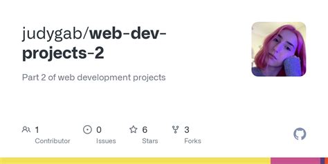 Github Judygabweb Dev Projects 2 Part 2 Of Web Development Projects