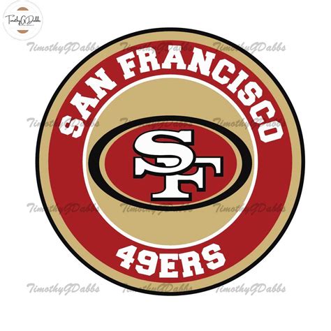 San Francisco 49ers Logo Circle Svg Nfl Svg Eps Dxf Png Inspire