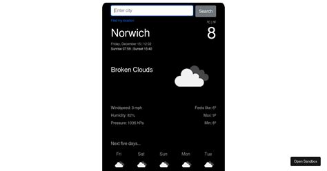 React Skycons Extended Examples Codesandbox