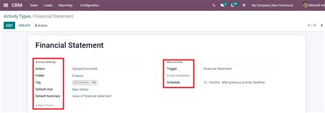 Manage Sales Team Configure Activity Types In Odoo CRM
