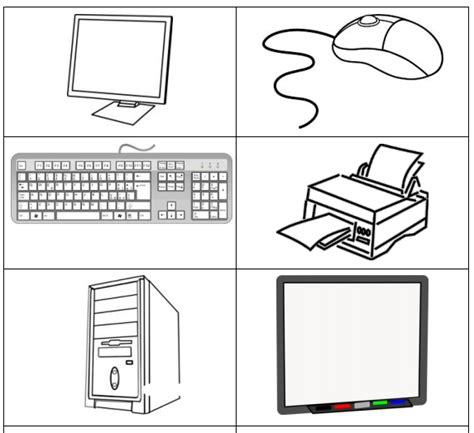 Diagram Parts Of Computer Computers Explain Labeled Basics T