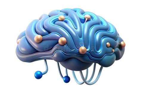 3d Ai Powered Brainwave Vector Concept As A Clean Abstract Of Glowing