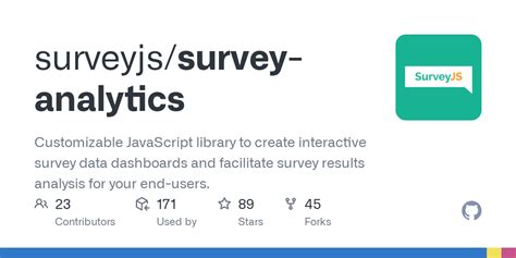 github surveyjs survey analytics surveyjs analytics pack