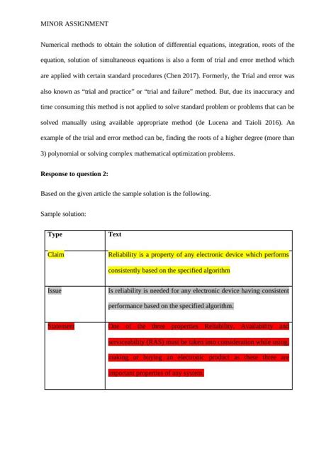hypothesis testing and trial and error method desklib