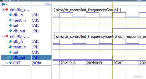 数电实验6：可控分频器设计 Csdn博客