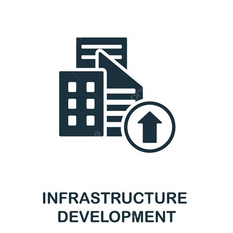Icono De Infraestructura Monocromática Para Diseño Web E Infografía
