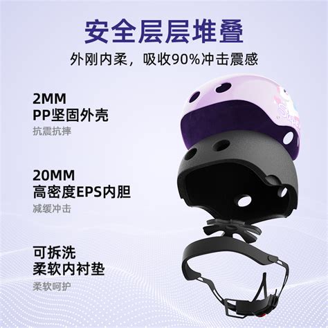 儿童轮滑护具骑行头盔套装平衡车自行车滑板溜冰护膝专业防护装备虎窝淘
