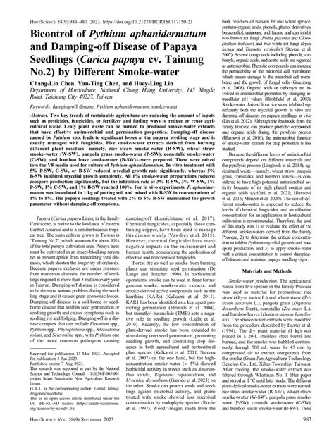 Pdf Bicontrol Of Pythium Aphanidermatum And Damping Off Disease Of