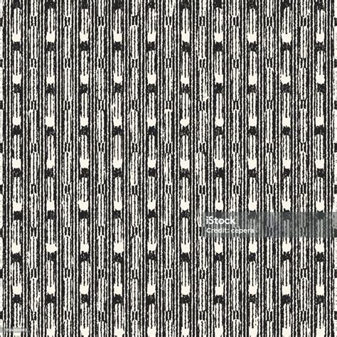 Monochrome Brushed Textured Dashed Striped Pattern Stock Illustration Download Image Now