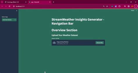 Omer Toqeer On Linkedin Datascience Weatheranalysis Streamlit