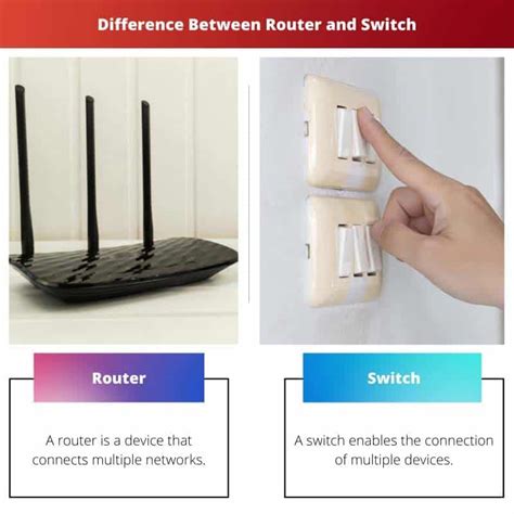 Router Vs Switch Difference And Comparison