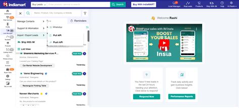 Integration Of Indiamarts Lead Manager Crm Push Api With Third Party