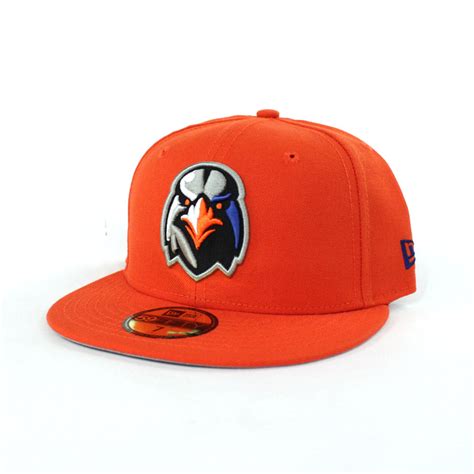 Aberdeen Ironbirds New Era 59fifty Fitted Hat Orange Gray Under Brim