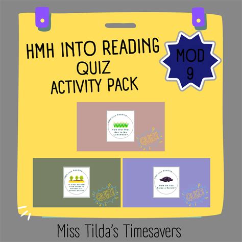 Grade 3 Hmh Into Reading Module 9 Powerpoint Assessment Pack Made By Teachers