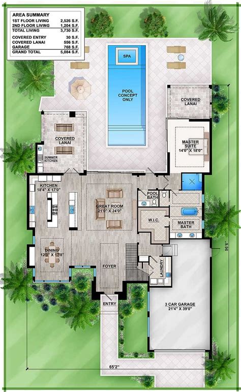 Planos De Casas Modernas De 2 Pisos Con Alberca