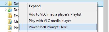 How To Add PowerShell Prompt Here To A Folder ESX Virtualization