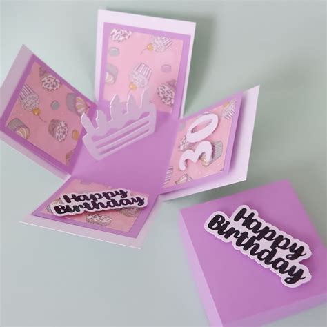 Exploding Box Svg Etsy