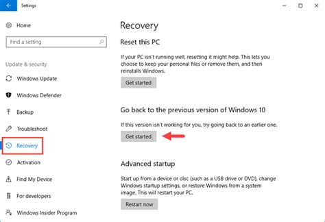 Windows 10 Go Back To The Previous Version Dimitris Tonias