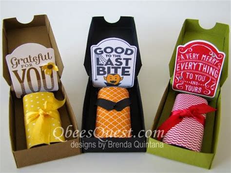 Qbees Quest Pop Up Note Tag Box Tutorial