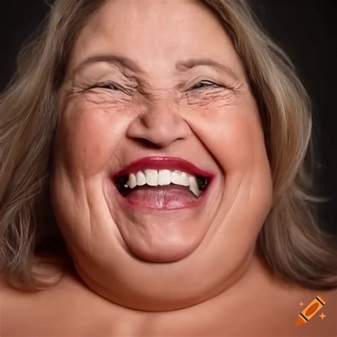 Photorealistic Portrait Of A Joyful Older Woman On Craiyon