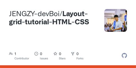 GitHub JENGZY DevBoi Layout Grid Tutorial HTML CSS