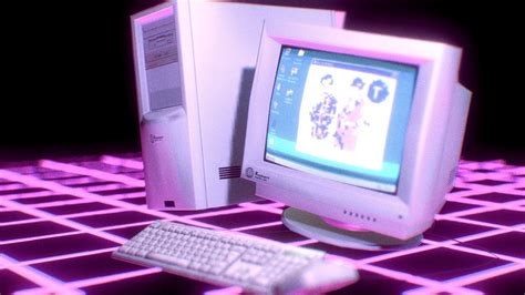 Low Poly Retro Computer Demo 3d Model By Mickael Boitte