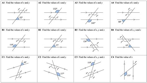 Geometry Parallel Lines Angles And Parallel Lines Passys World Of