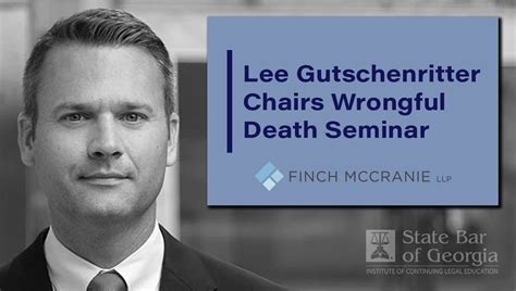 Finch Mccranie Llp On Linkedin Icle Wrongfuldeath Statebarofgeorgia