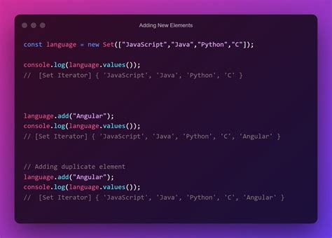 learn set in javascript complete explanation thread🧵 thread from