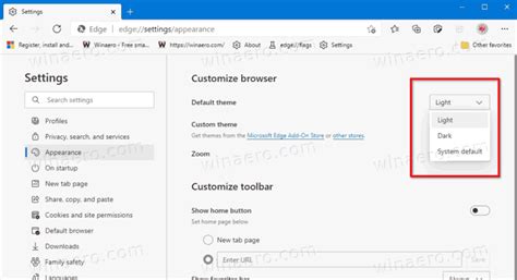 Enable Or Disable Dark Mode In Microsoft Edge Chromium How To Enable