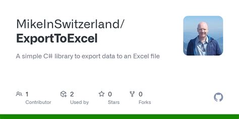 GitHub MikeInSwitzerland ExportToExcel A Simple C Library To Export Data To An Excel File