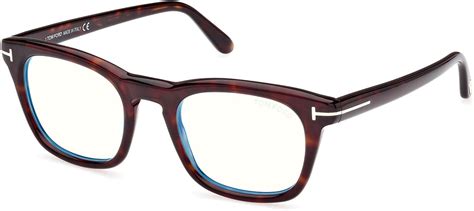 Tom Ford Tf5870 B 052 Eyeglasses Mens Dark Havana Full Rim Square