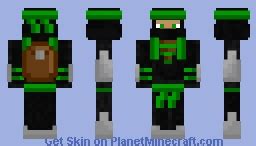 Green Ninja Minecraft Skin